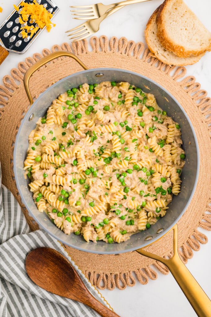 1 Skillet, 20-Minute, Homemade Tuna Helper | A Cup Of Cream