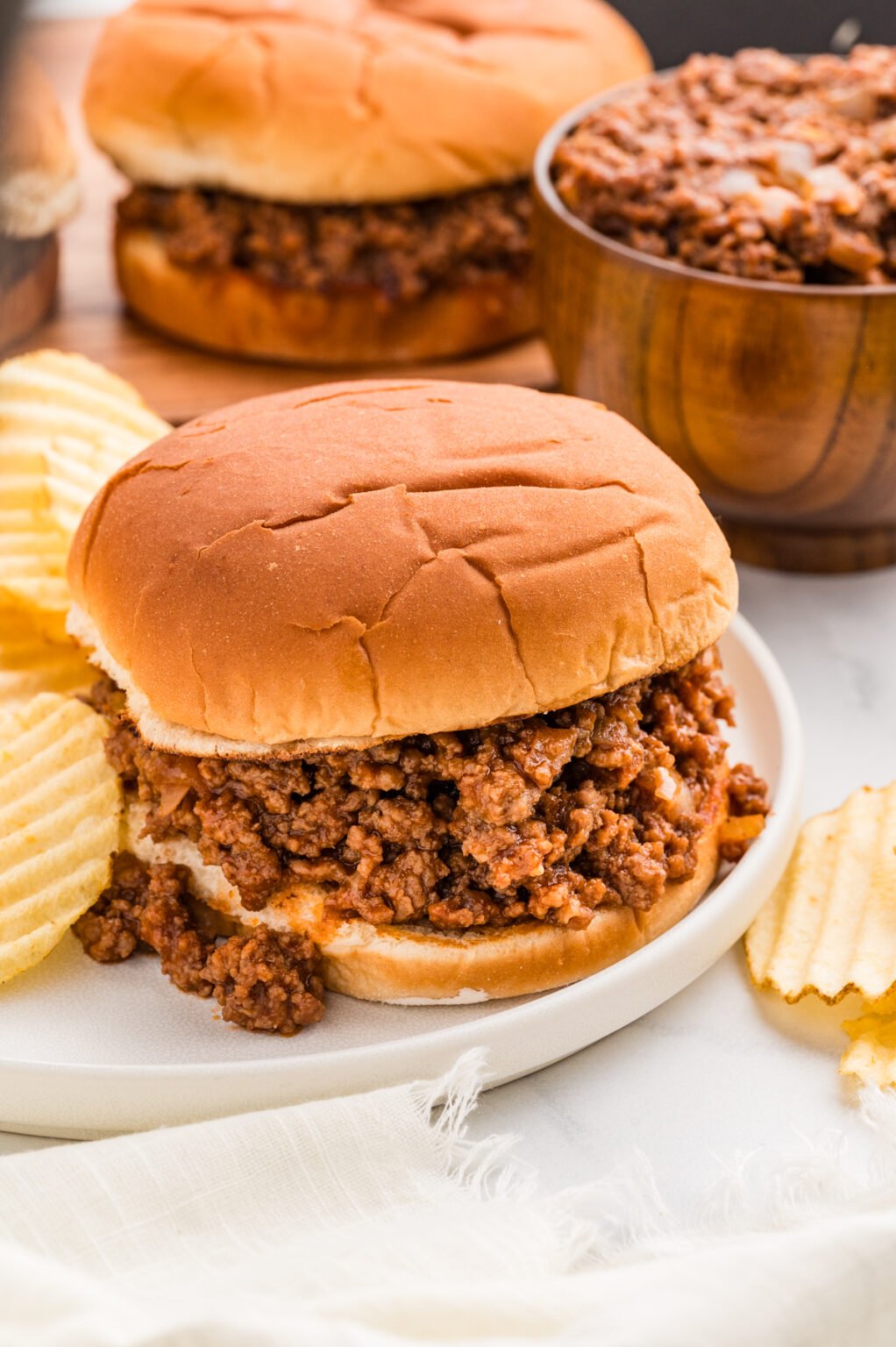 Ground Beef BBQ Sandwiches | A Cup Of Cream