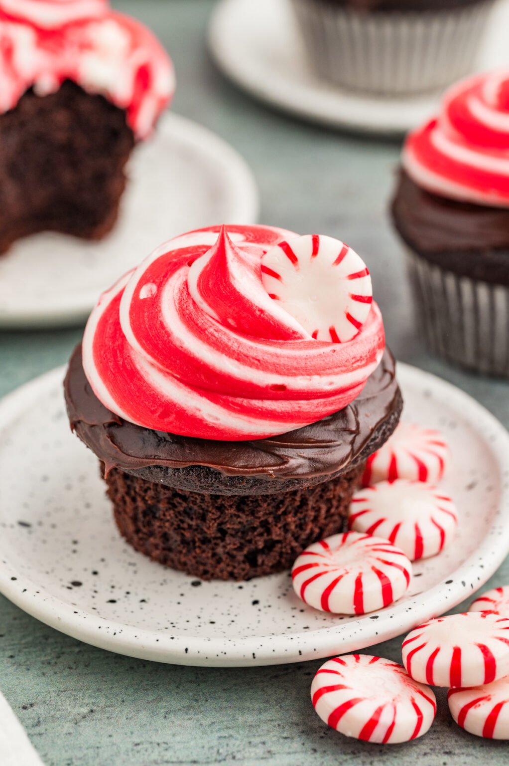 Chocolate Peppermint Cupcakes | A Cup Of Cream